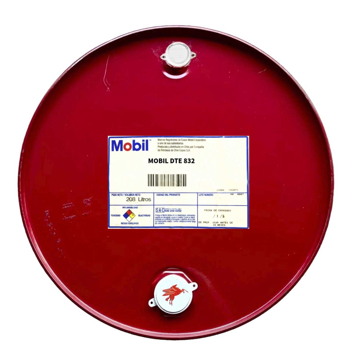 MOBIL DTE 832 TAMBOR 208LT